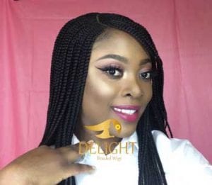 Handmade Front Lace Braided Wigs-Mercy - Delight Braided Wigs